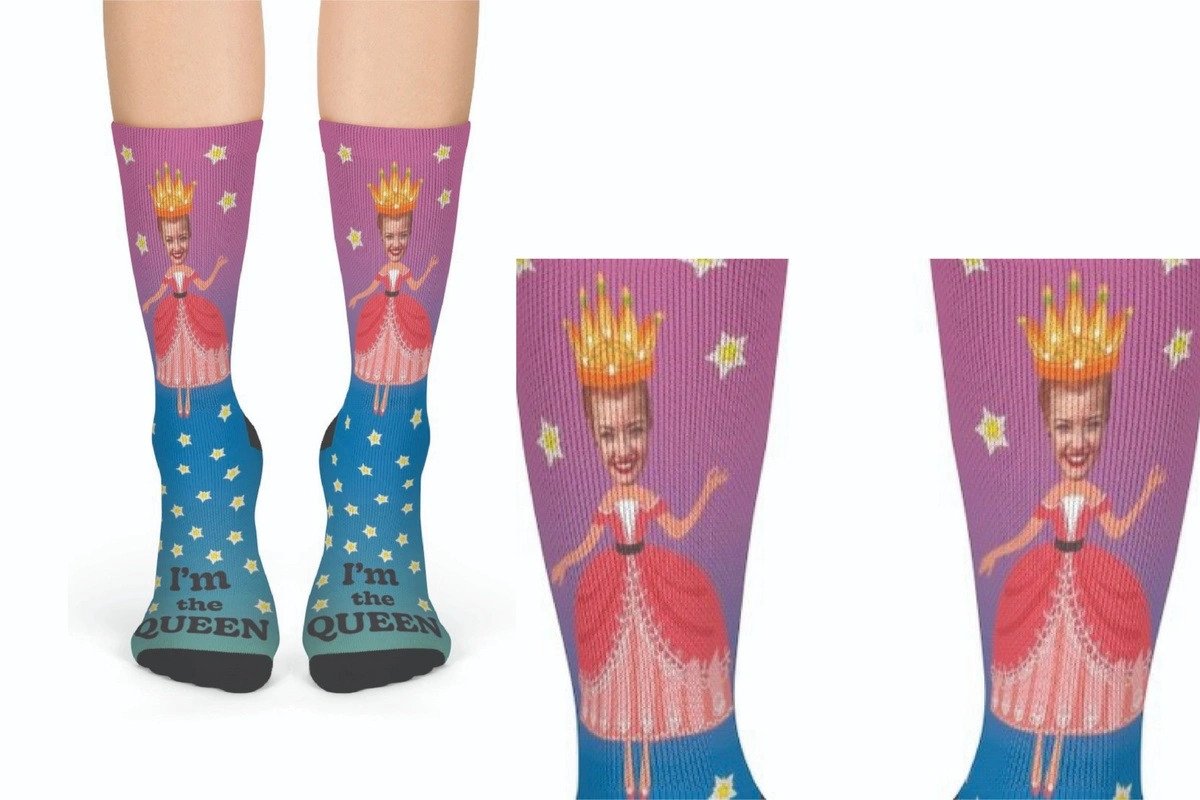 Girl Power Socks with Custom Face Reviews: Get All The Details At Hello ...