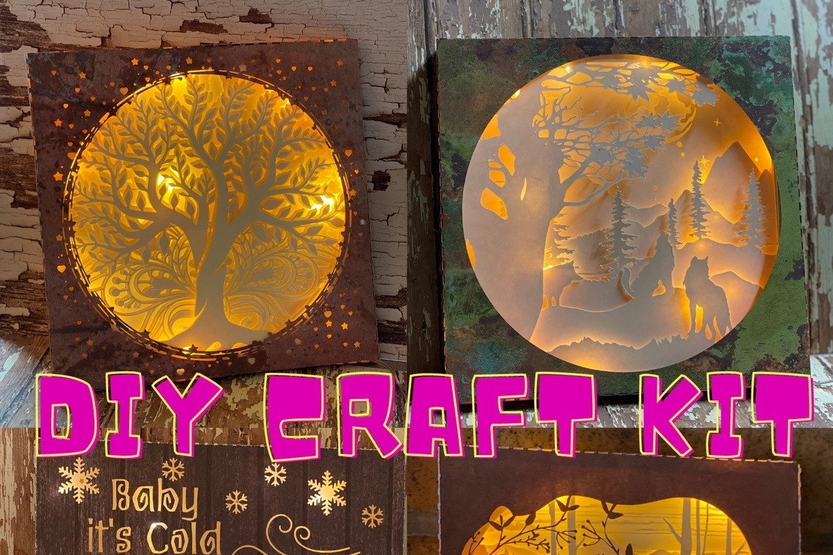 DIY Adult Craft Kit by Shadowbox Paper Art Reviews: Get All The Details ...